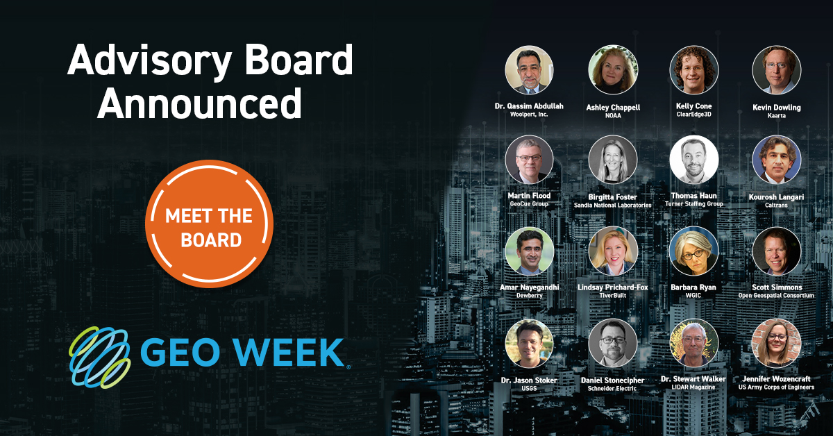 Advisory Board Announced for Geo Week 2023 | Geo Week