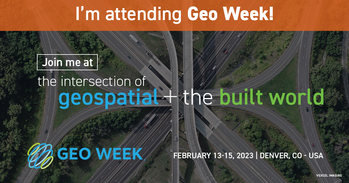 Attendee Checklist | Geo Week