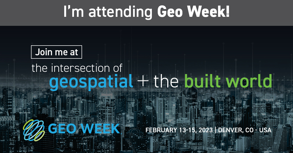 Attendee Checklist | Geo Week