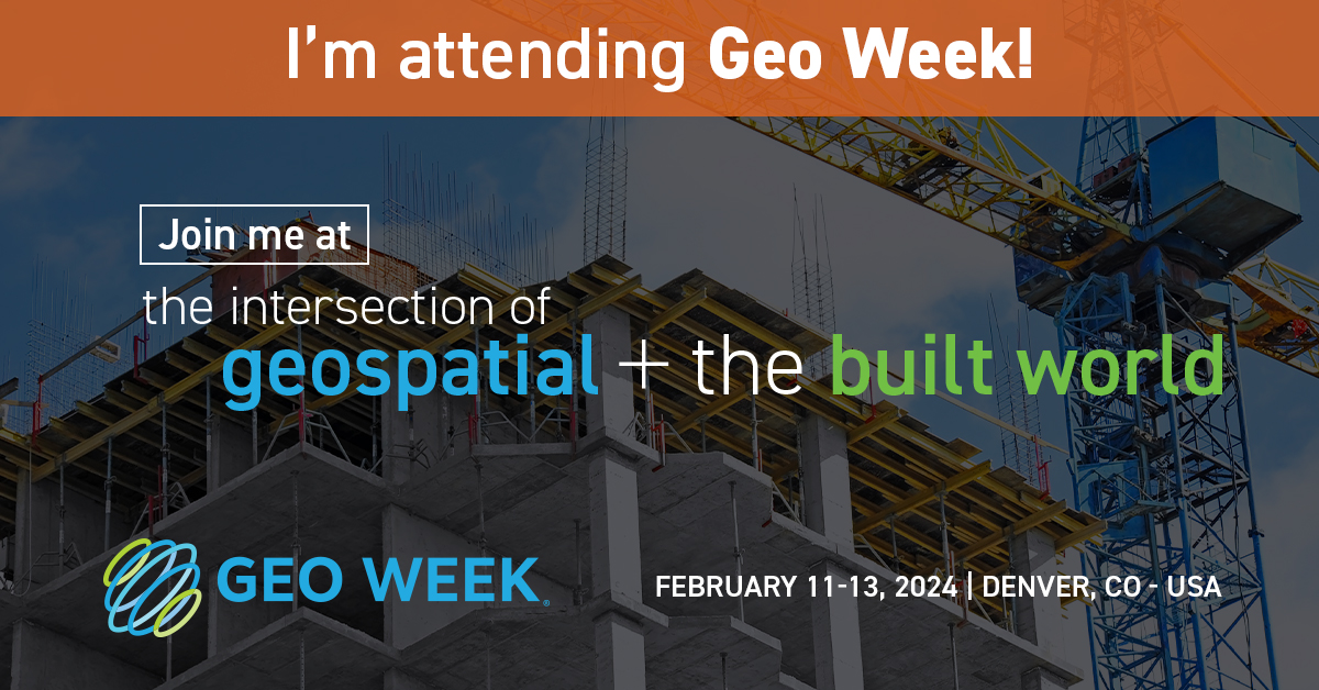 Attendee Checklist | Geo Week