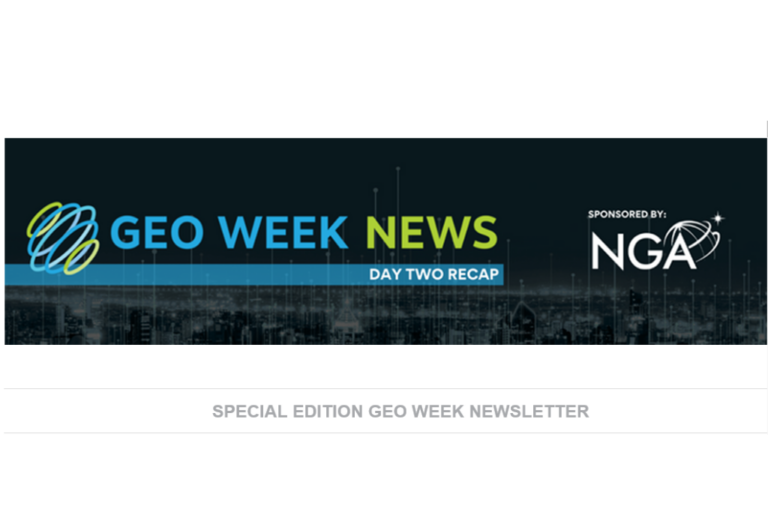 "SHOW DAILY" NEWSLETTER SPONSOR | Geo Week