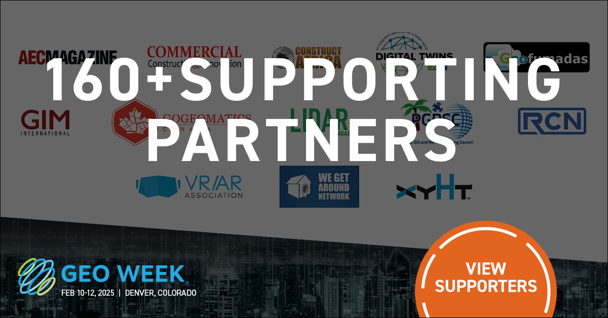 Geo Week Announces Over 160 Supporting Organizations and Media Partners ...