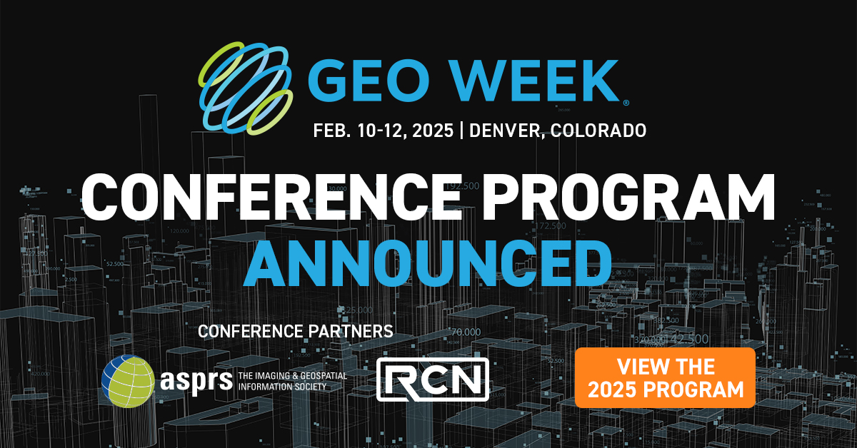 Geo Week Announces 2025 Conference Program | Geo Week
