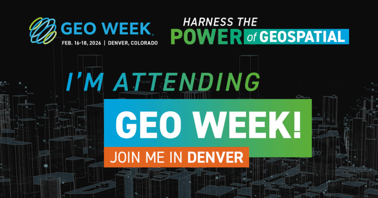 Attendee Checklist | Geo Week
