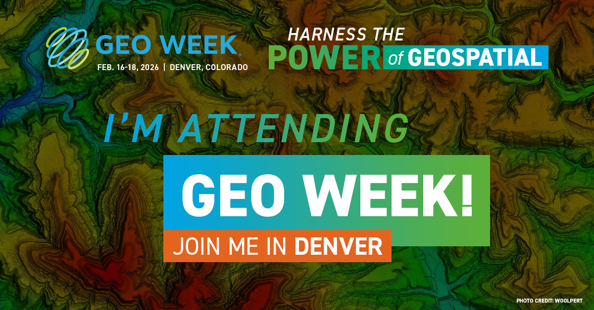 Attendee Checklist | Geo Week